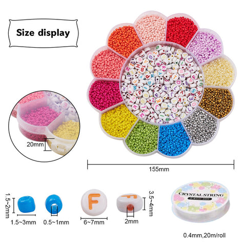 Alphabet & Seed Bead Bracelet Kit – i-Bead Inc.
