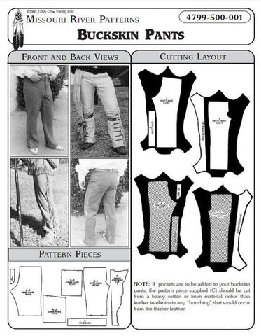 Buckskin Pants Pattern – i-Bead Inc.